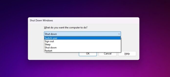 Microsoft is testing a new design for Windows 11's Shut down dialog