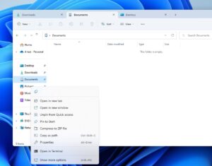 How to enable tabs in File Explorer on Windows 11 22H2 Build 22621