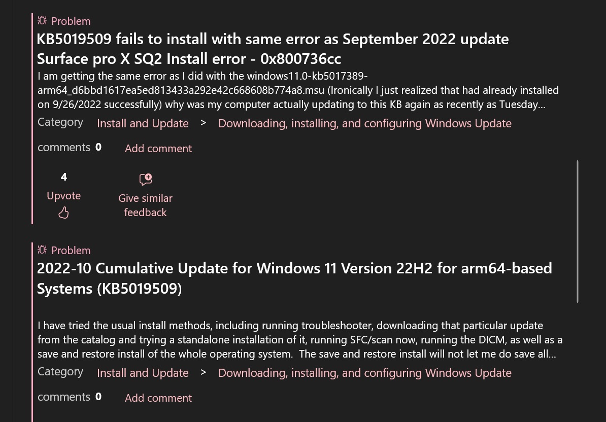 Windows 11 KB5019509 (22H2): Watch out for these potential known issues Windows 11 KB5019509 (22H2): Watch out for these potential known issues