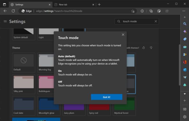 Microsoft Edge is getting a dedicated 'Touch mode' on Windows 11, Windows 10