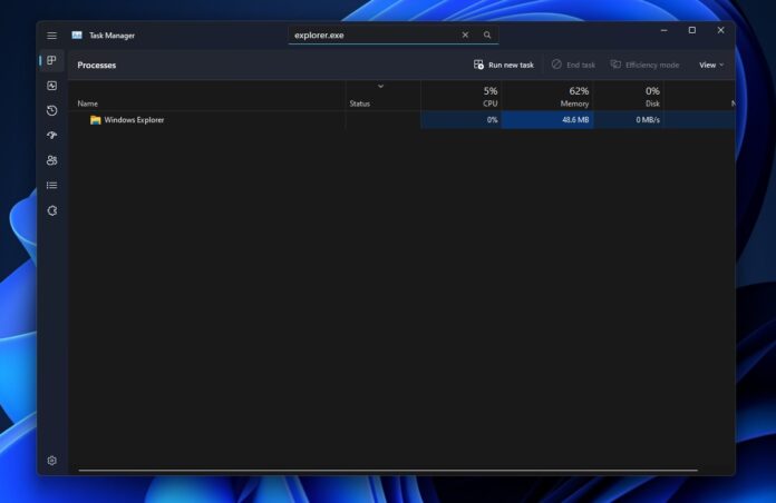 Windows 11's Task Manager is finally getting a search bar