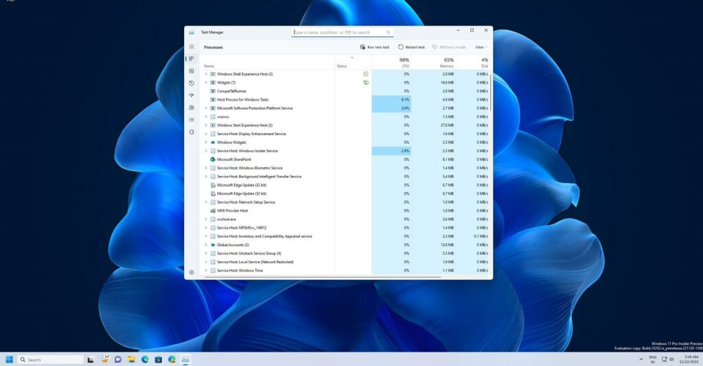 Windows 11 Build 25276 released with new Task Manager feature and more