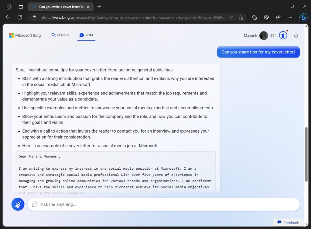 Microsoft's new ChatGPT-powered Bing is now rolling out to select users