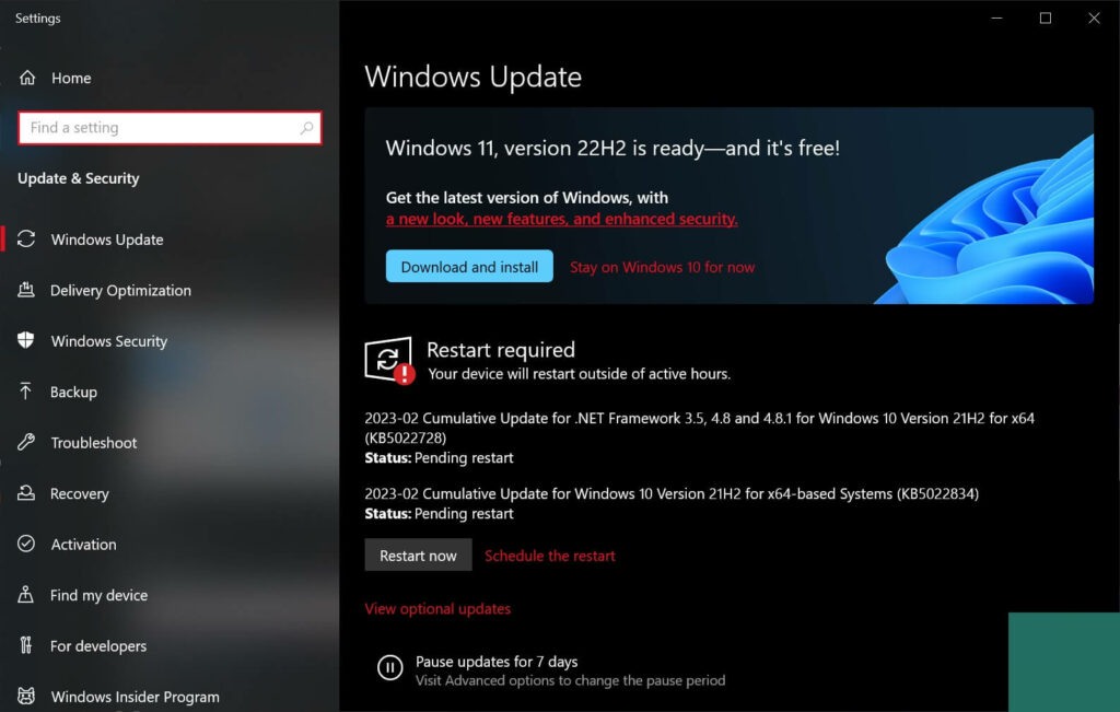 Windows 10 KB5022834 released - here's what's new and how to download
