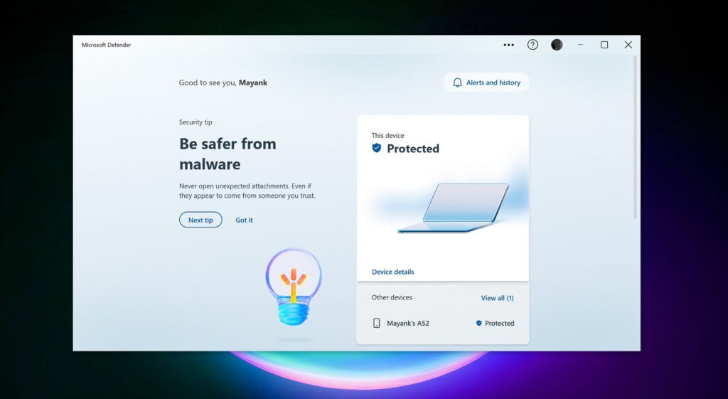 Microsoft Defender's new app is getting auto installed on Windows 11