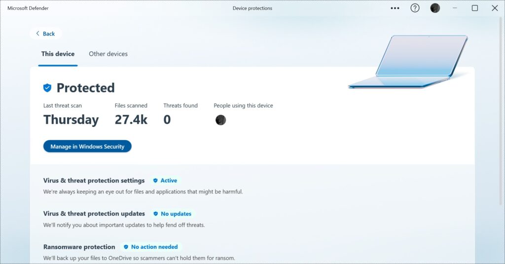 Microsoft Defender's new app is getting auto installed on Windows 11