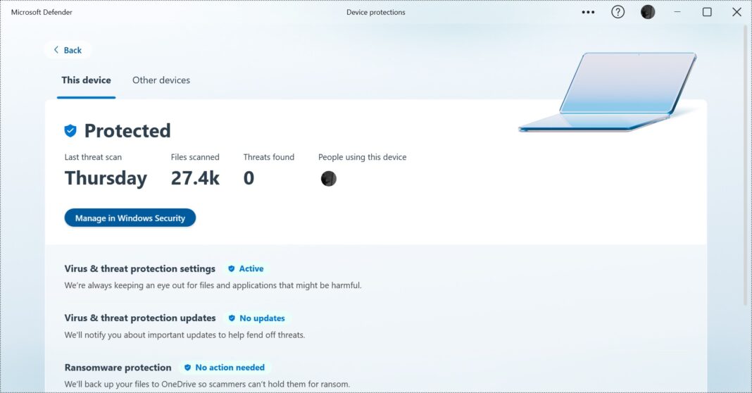 Microsoft Defender's new app is getting auto installed on Windows 11
