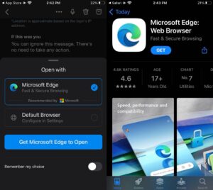 Microsoft really wants you to use Edge on iOS and Windows, and it's ...