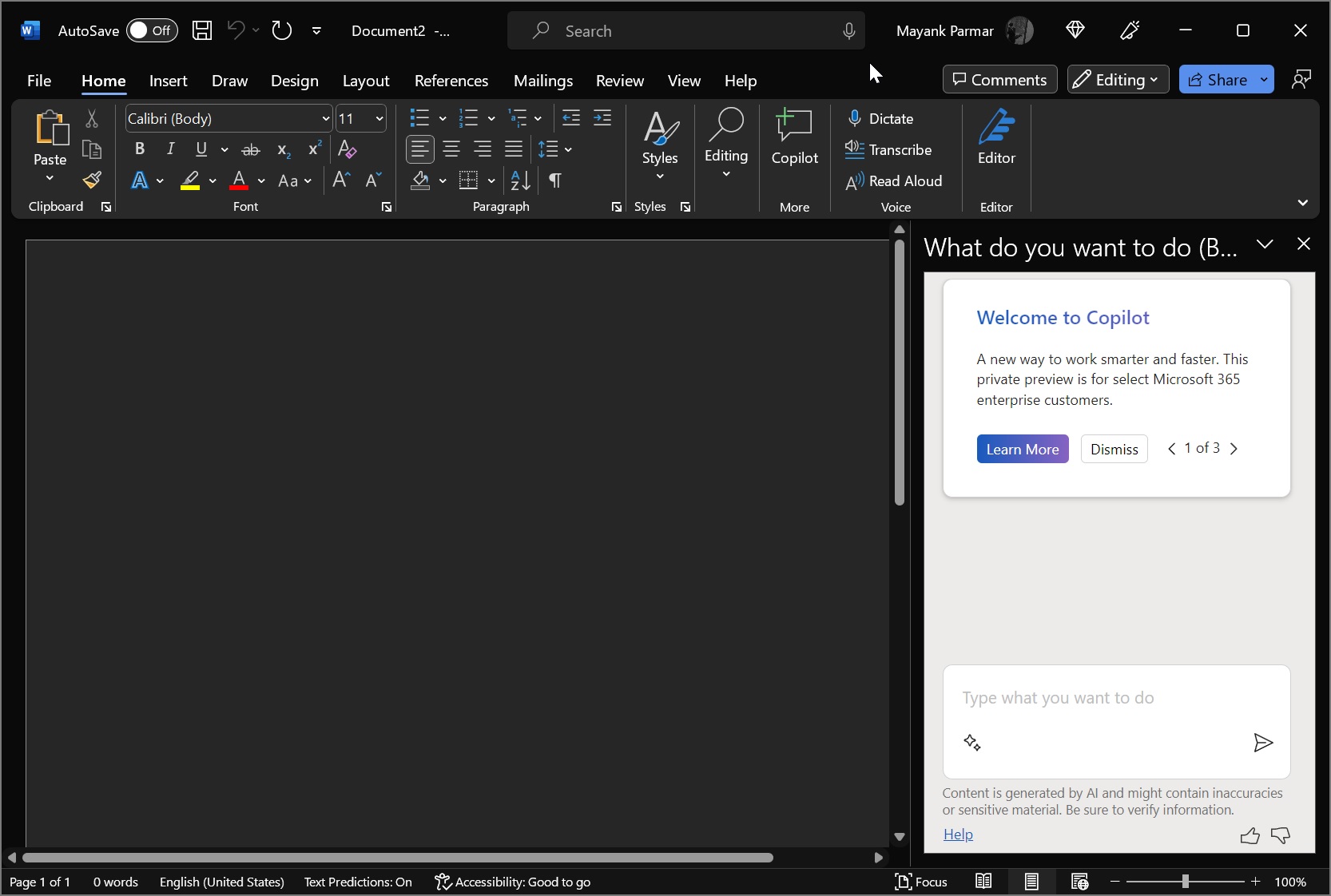 Exclusive Our First Look At Microsoft 365 AI Copilot In Word For