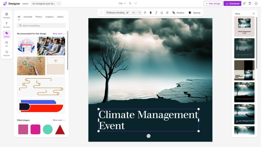 Hands on with Microsoft Designer: New app that uses AI to create ...