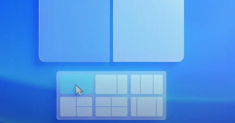 Hands on: Microsoft leaks Windows 11's first AI feature smart snap layouts