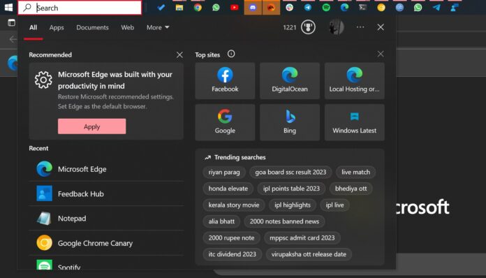 Windows 10 pushes Microsoft Edge via a new ‘productivity’ banner in ...