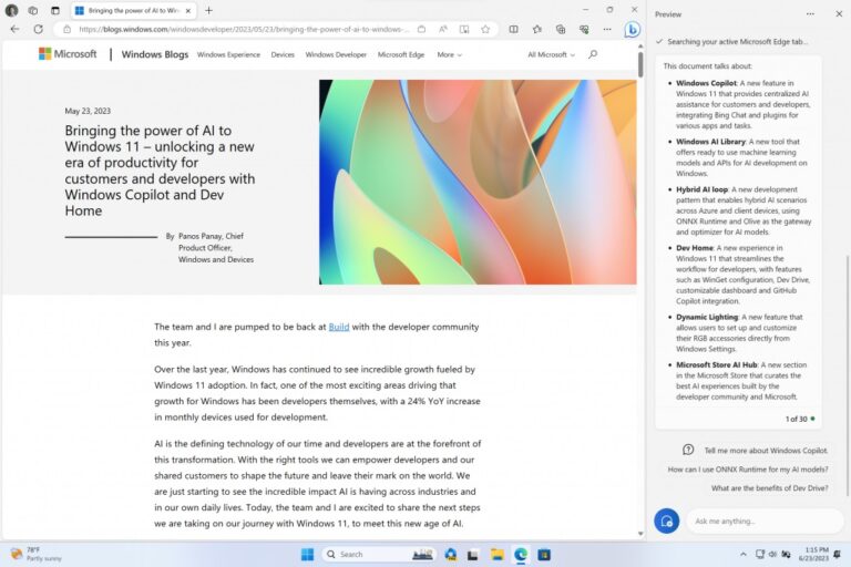 You can now try Windows Copilot preview in Windows 11