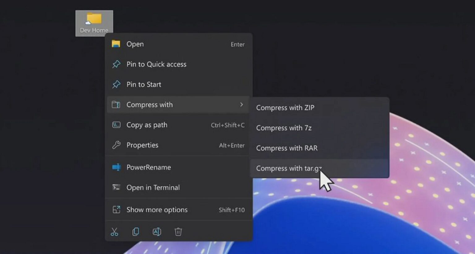 Windows 11 Build 23493 (preview) adds RAR, TAR, 7z and other archives ...