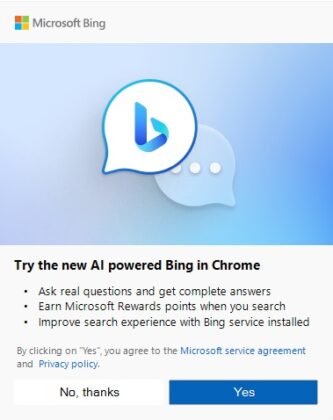 Windows 11 Bing AI rolls out for Google Chrome with dark mode, but with ...
