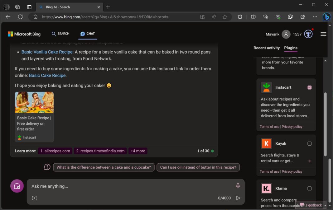 Exclusive look at Bing Chat AI's ChatGPT-like third-party plugins, now ...