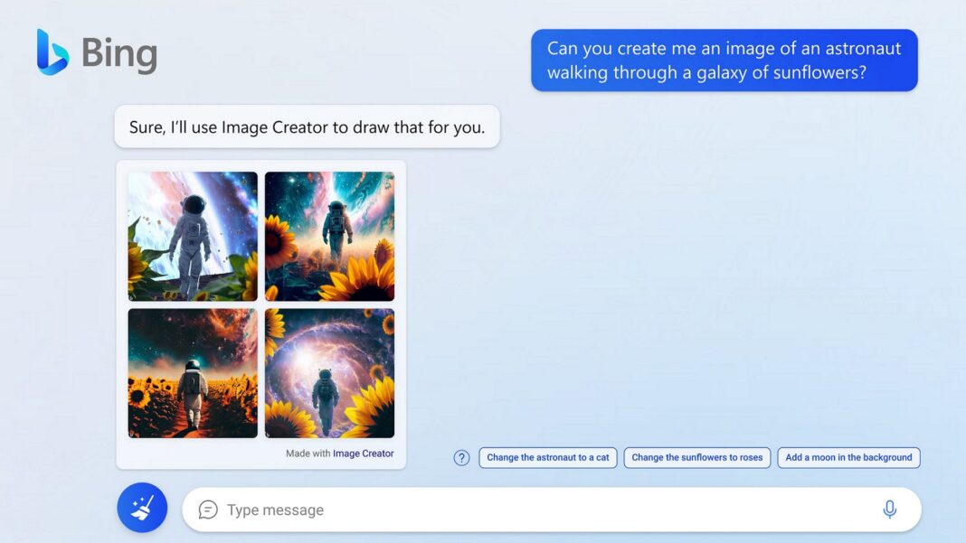 First look at ChatGPT's DALL-E 3 in Microsoft Bing Chat AI