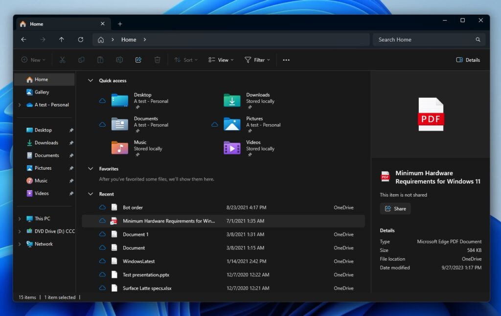 Windows 11 KB5030310 23H2 features out, download offline installers