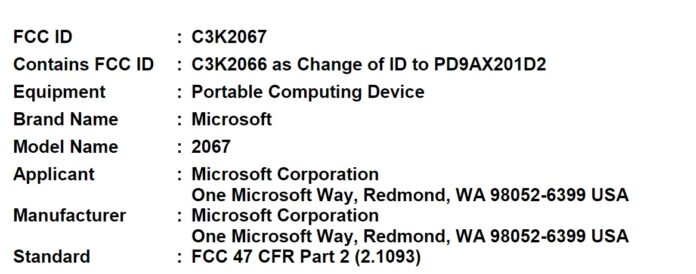Microsoft’s next-gen Surface Windows 11 device appears in FCC - Peer ...