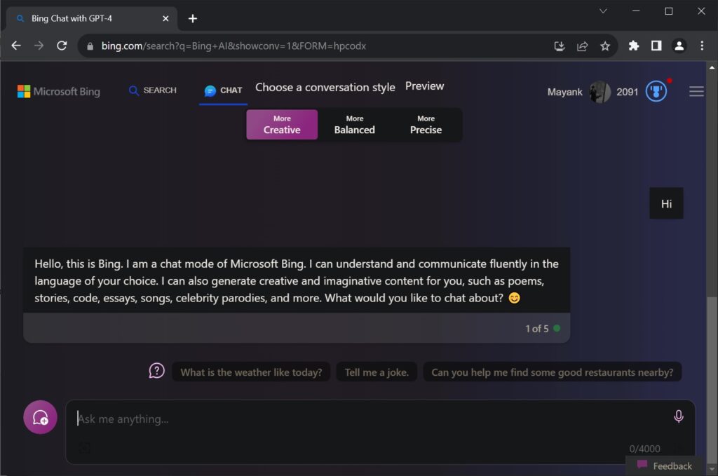 Microsoft relaxes Bing Chat AI limitation in Google Chrome and Apple Safari