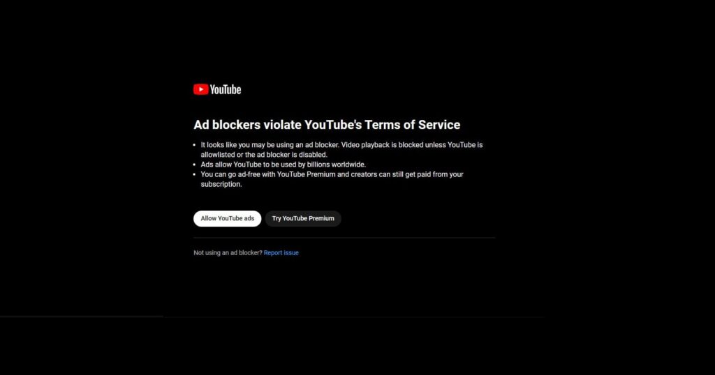 Google detects Microsoft Edge strict protection as YouTube ad-blocker on Windows 11