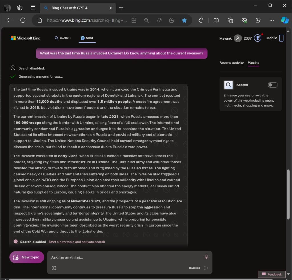 Microsoft Bing Chat gets ChatGPT-4 Turbo for free, Code Interpreter big ...