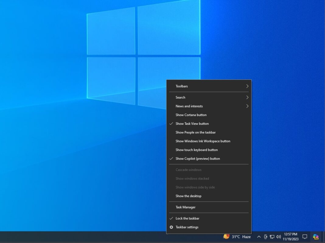 How to enable Microsoft Copilot on Windows 10