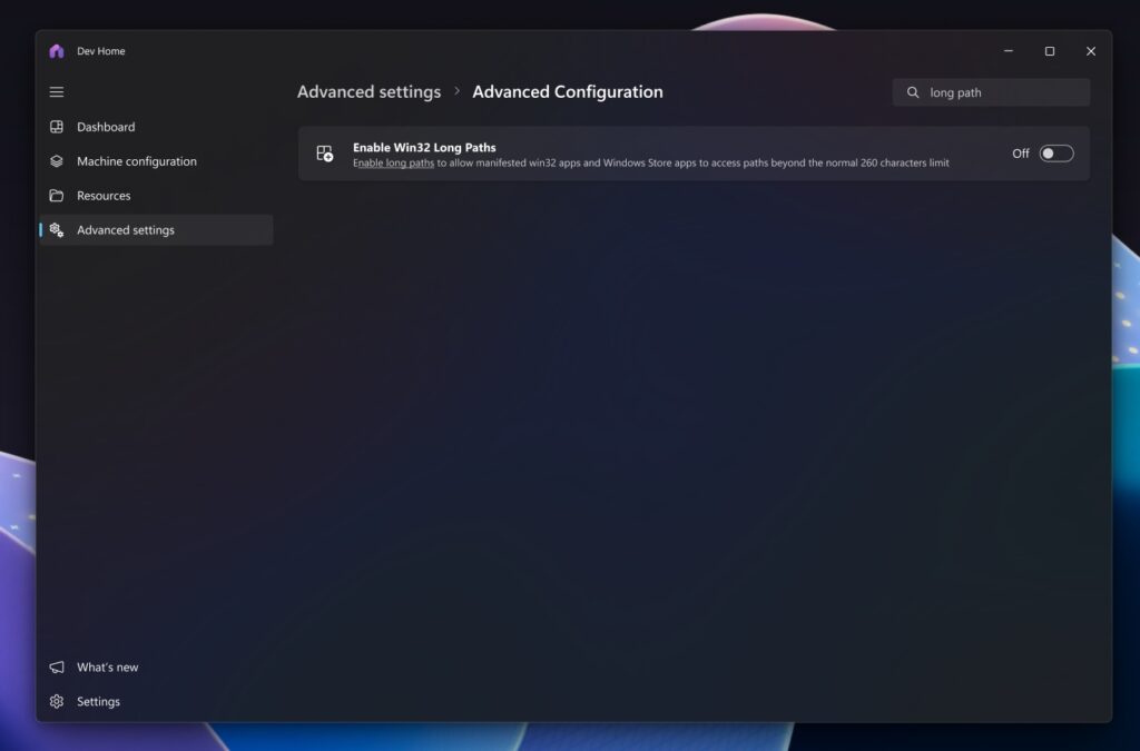 Windows 11 is getting an 'Advanced Settings' panel for power users