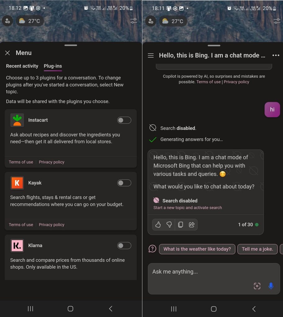 Microsoft Edge's advanced Copilot on iOS, Android gets video summary, plugins and PDF AI