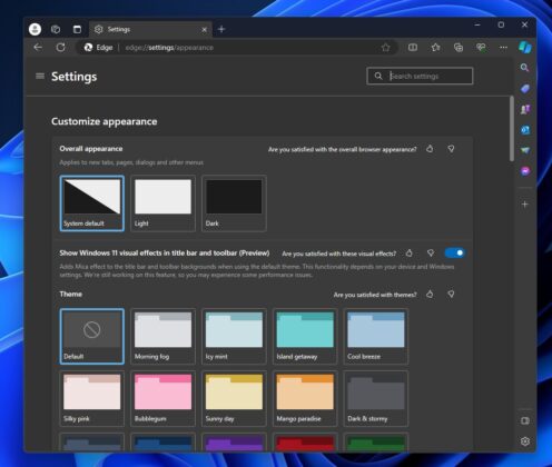 Microsoft Edge now lets you enable Mica on Windows 11