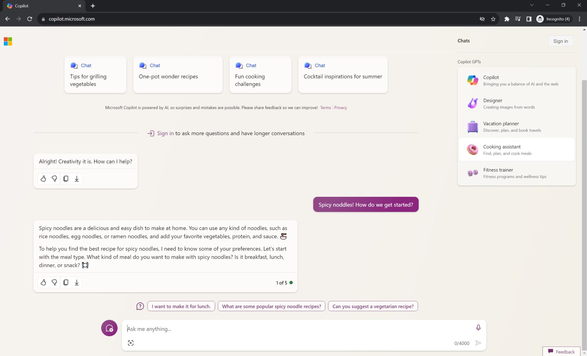 First look: Microsoft's ChatGPT GPTs in Copilot now rolling out for free