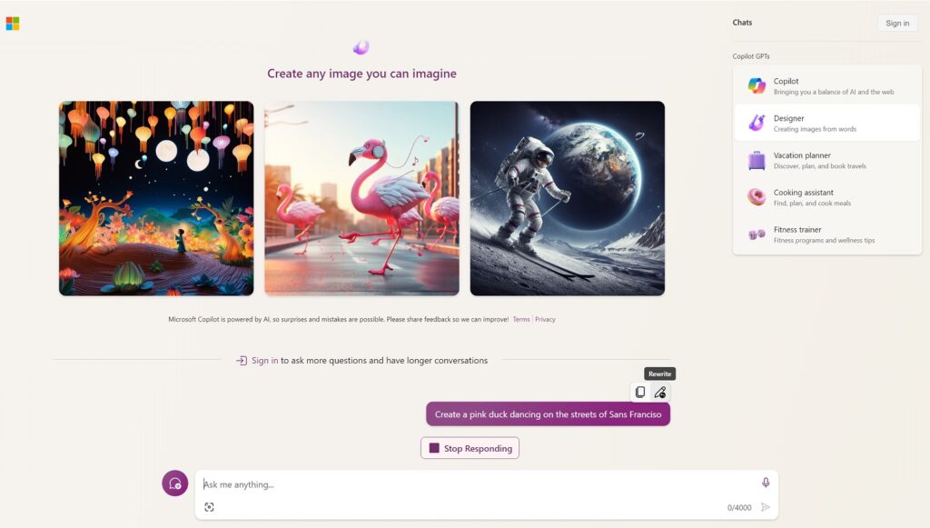 First look: Microsoft's ChatGPT GPTs in Copilot now rolling out for free