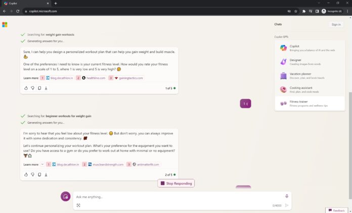 First look: Microsoft's ChatGPT GPTs in Copilot now rolling out for free