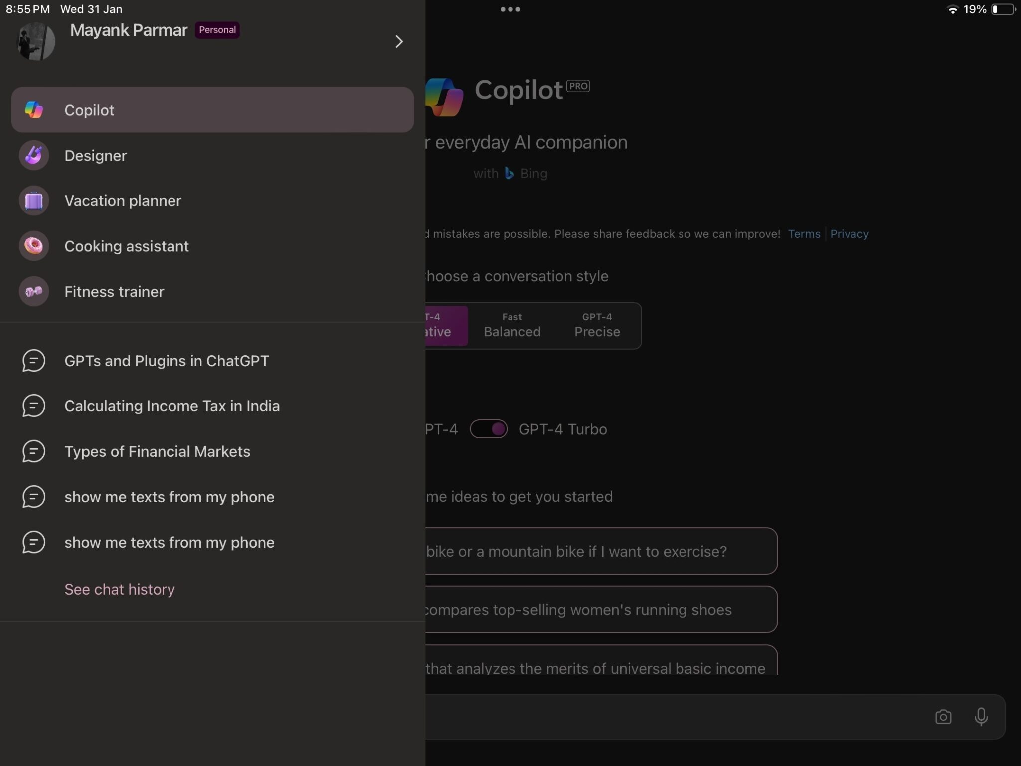 Microsoft Copilot on Android & iOS is now faster, gets GPTs and Pro subscription access