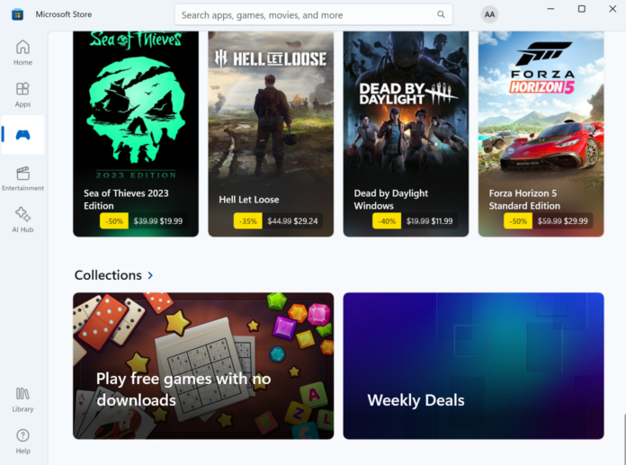 Microsoft Store rolls out new ‘Arcade’ feature no-download games on ...