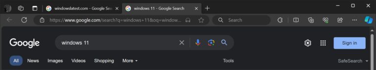 Microsoft Edge wants to add a second search bar, similar to Firefox
