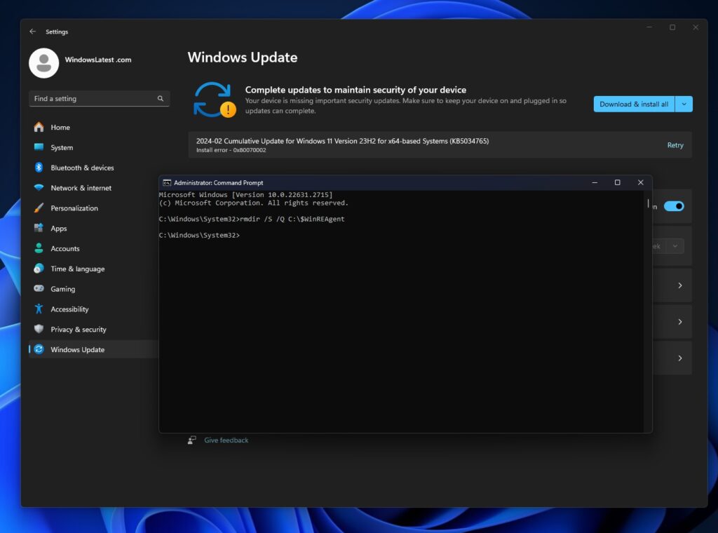 Windows 11 KB5034765 won't install, taskbar issues, and explorer.exe ...