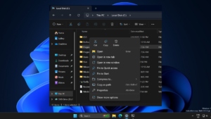 Windows 11's modern right-click menus are getting better in Build 26058