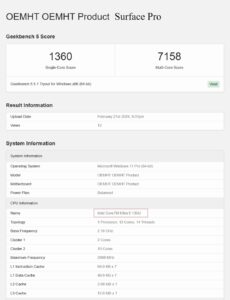 Benchmarks: Surface Laptop 6 with Ultra 5 135H, Surface Pro 10 with ...