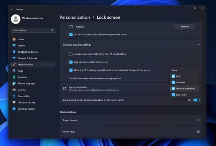 Windows 11 lock screen will let you edit, remove select MSN widgets ...