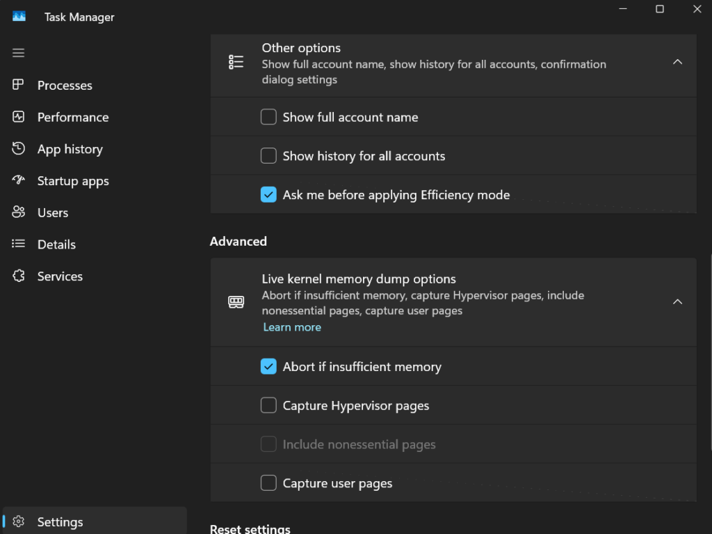 Windows 11 still comes with the old Task Manager, but it's hidden