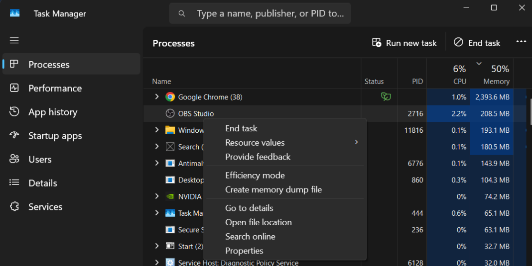 Windows 11 still comes with the old Task Manager, but it's hidden