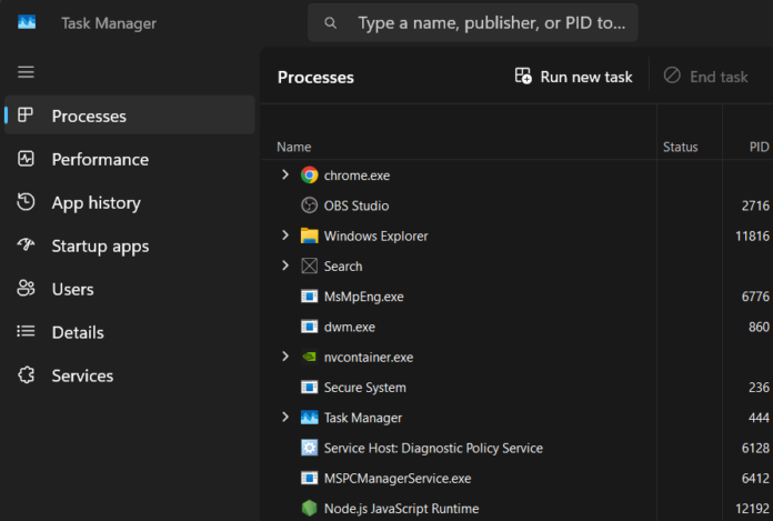Windows 11 still comes with the old Task Manager, but it's hidden
