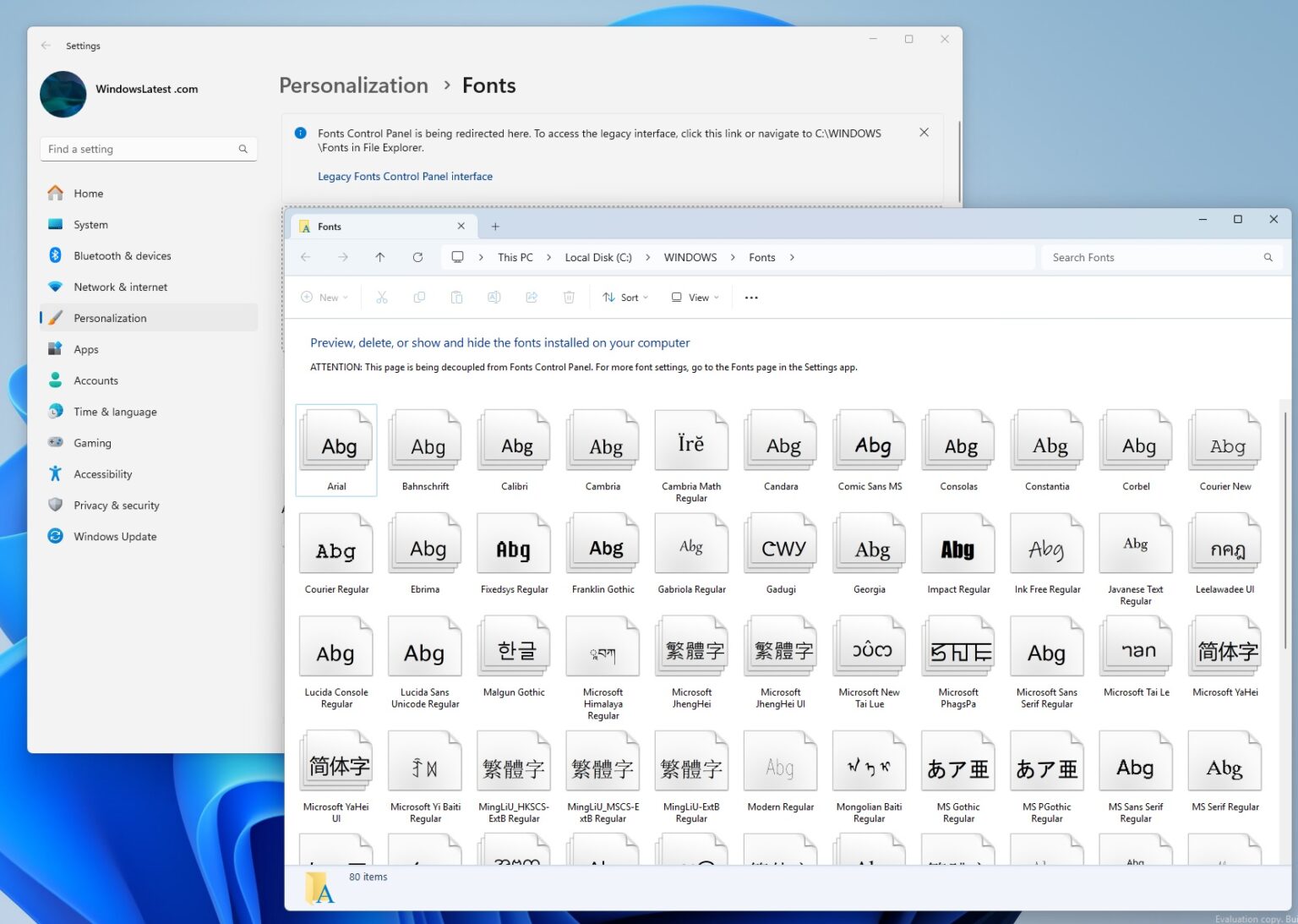 Windows 11 24H2 adds a toggle to turn off Notifications bell on the taskbar