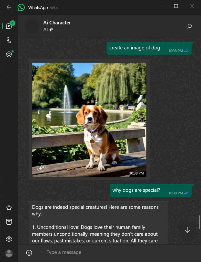 WhatsApp’s new Meta AI also works on Windows 11 and Windows 10 (sort of ...