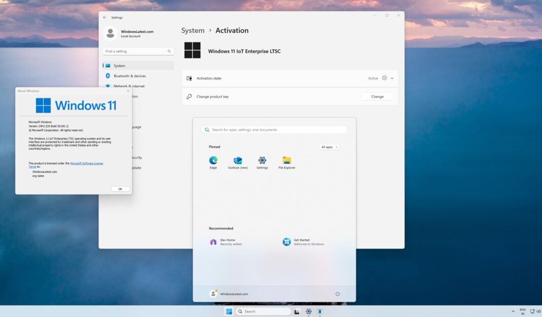 Hands on: Windows 11 version 24H2 LTSC Build 26100 leaks online