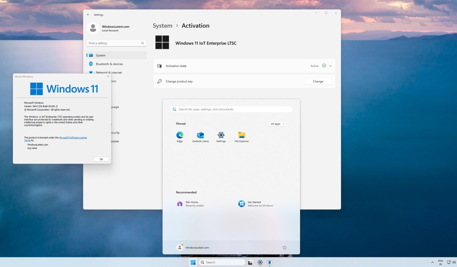 Hands on: Windows 11 version 24H2 LTSC Build 26100 leaks online