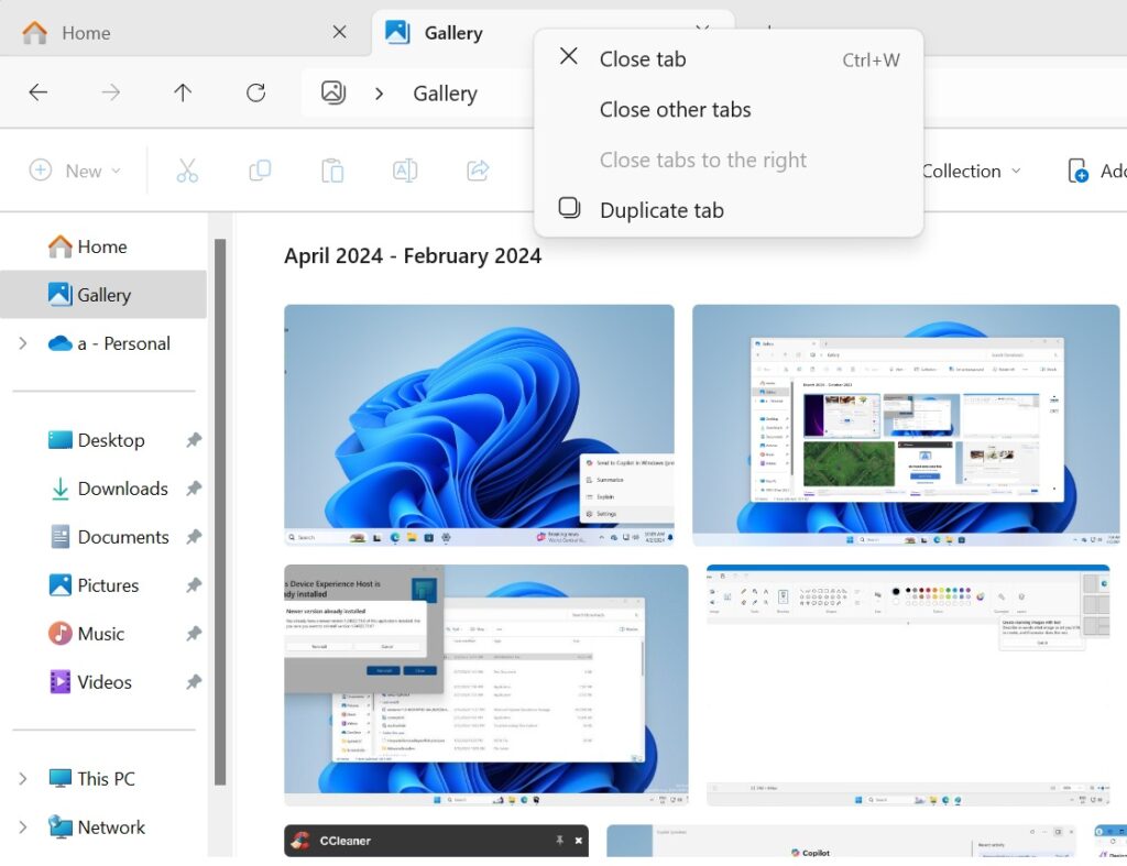 Windows 11 Kb5037002 Tests A New Duplicate Tabs Feature In File Explorer