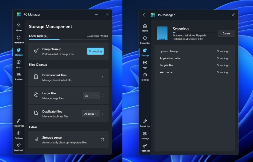 Microsoft PC Manager performance booster for Windows 11 gets Files Cleanup