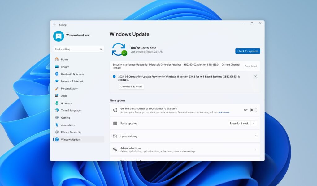 Windows 11 24H2 promises smaller monthly updates with new features